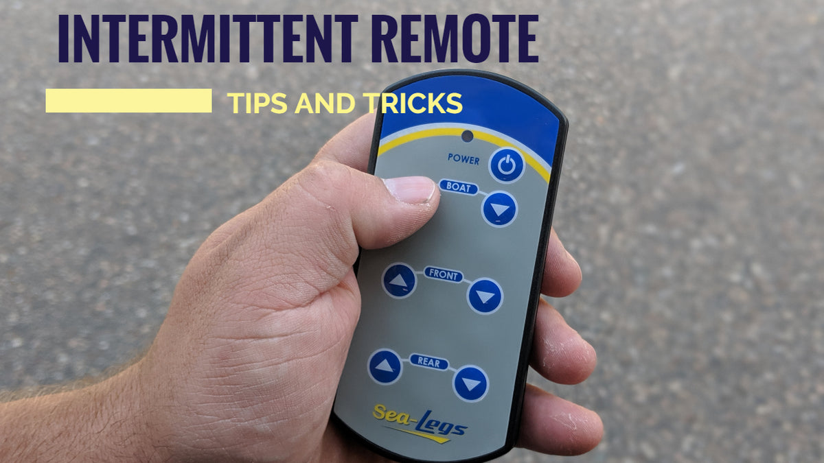 Intermittent Remote - Tips and Tricks – Sea-Legs Pontoon Lift